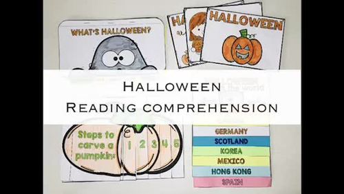 Halloween Reading Comprehension | How to carve a Pumpkin Readers and ...