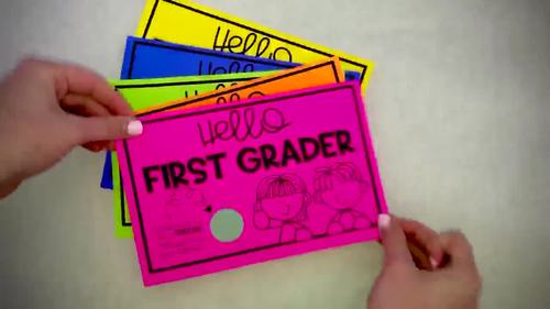 Editable Scratch Off Cards or Postcards by Sweet Firstie Fun | TPT