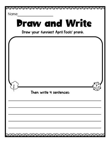April Fools' Day Writing Prompts | Reading Comprehension Worksheets