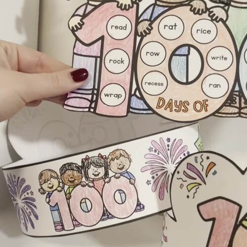 BUNDLE | 100th Day of School Speech Therapy Crafts by Groovy Speech