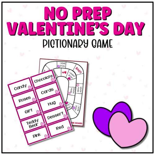 Valentine’s Day Draw & Guess Game | Fun Vocabulary & Speaking Activity ...