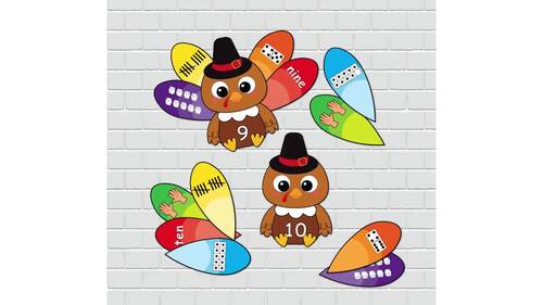 Turkey Number Matching Activity | Thanksgiving Math Center for ...
