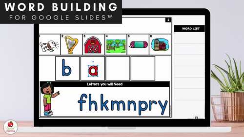 R-Controlled Vowels Word Building (for Google Slides) (Digital) | TPT