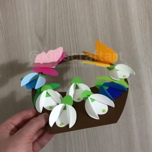 Flower Spring Craft Kindergarten April March May Activities Mothers Day ...