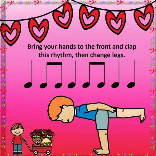 Digital, Valentines Music, Yoga and Solfege: Ti Ti, Ta, Half Notes,
