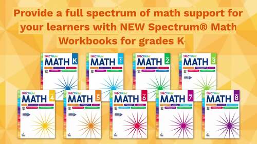 Spectrum Math, Grade 8 705507-EB by Carson Dellosa Education | TPT