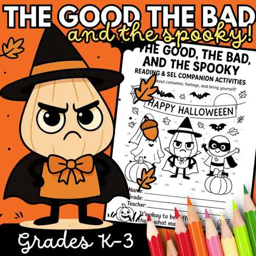 The Good, the Bad, and the Spooky Reading SEL Companion Activities ...
