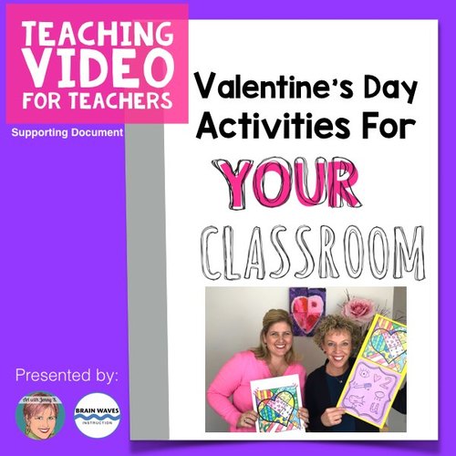 Pop Art Heart + Rebus Valentine = Fun, Festive Valentine's Day Activity