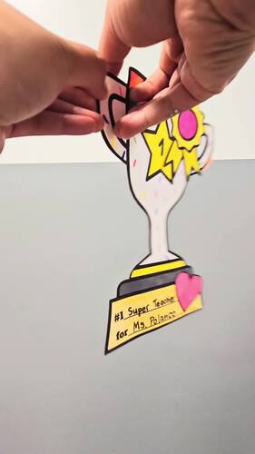 You Deserve a Trophy! | Create-a-Trophy Writing Activity by Benita K.
