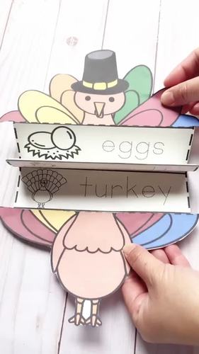 Turkey Life Cycle Craft by Liv and Leb | TPT