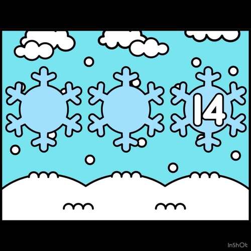 Number Patterns: Before, Between, and After Numbers 11-20| Winter Activity