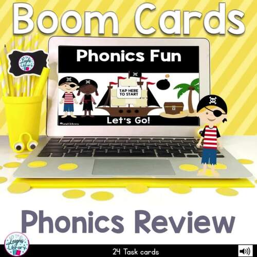 Boom Cards™ Pirates Phonics Review by Leigh's Library | TPT