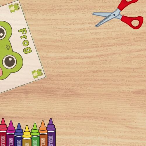 Frog Craft Template-Spring Bulletin Board Craft-Pond Life Cut & Paste ...