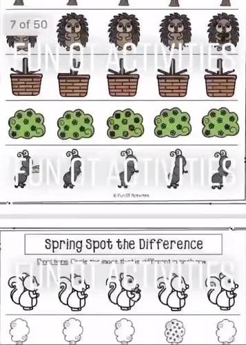 Spring Visual Motor Visual Perception Form Constancy Match Occupational ...