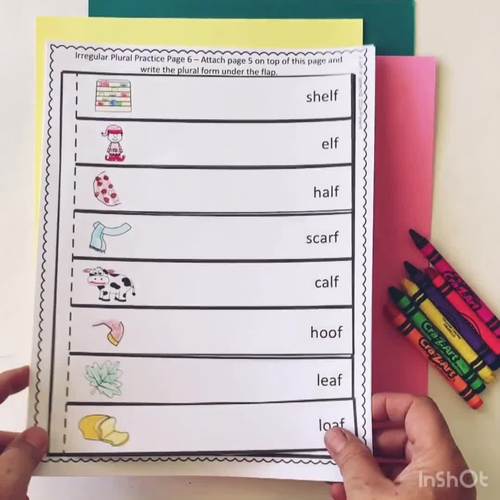 NO PREP Irregular & regular plural nouns a Teach, Learn, & Practice ...