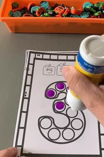 Pumpkin Alphabet & Number Dot Marker Pages for Pre-K & Kindergarten