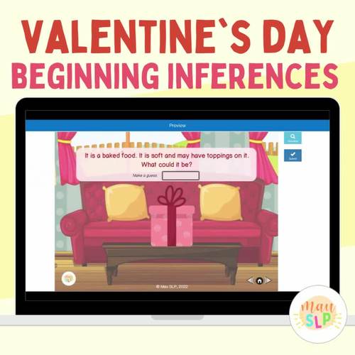 Valentine's Day Beginning Inferences Boom Cards™ by Mau SLP | TPT