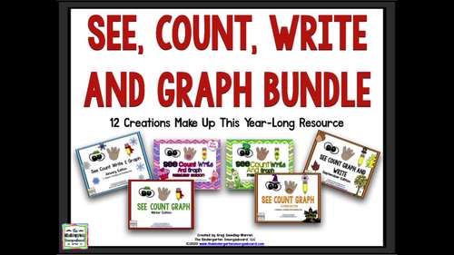 See, Count, Graph: BUNDLE! by Kindergarten Smorgasboard | TPT
