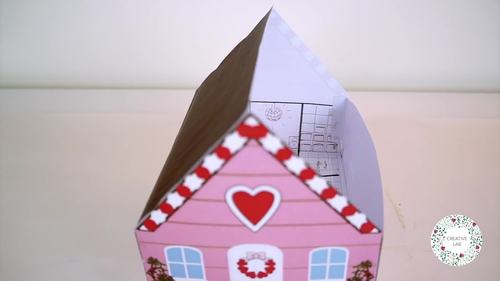 Valentine's Day House Craft - 100% Editable by Creative Lab | TpT
