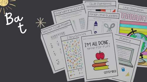 Monthly Activity Packets Bundle │ No Prep │ Early Finishers │2nd 3rd 4th