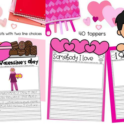 Valentines Day Craft Bulletin Board Writing Kindergarten 1st Second Grade