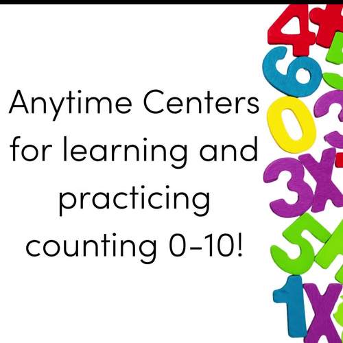 Preschool Math Games: Counting 0-10 by Teach PreK | TPT
