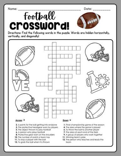 Buffalo Bills | Bills Coloring Word Search Crossword | Football | TPT