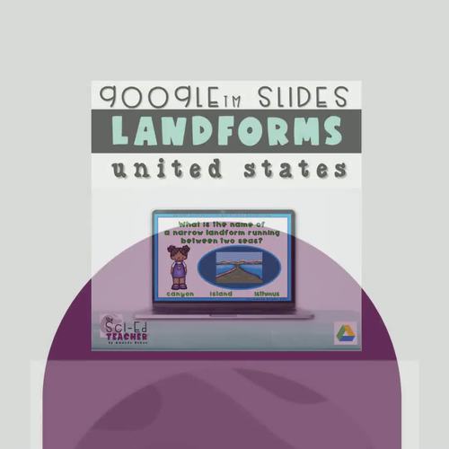The United States Landforms Digital Activity | TPT