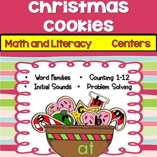 Christmas Cookies | Math | Literacy | December | PK/K by Pint Size Learners