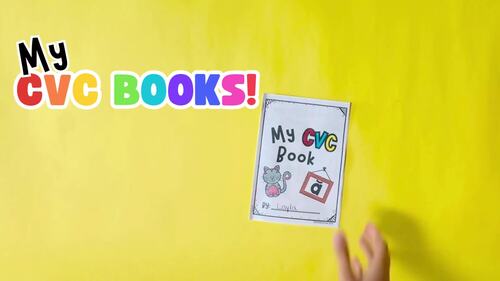 CVC Complete Booklet Bundle | Short Vowel Activities for Kindergarten ...