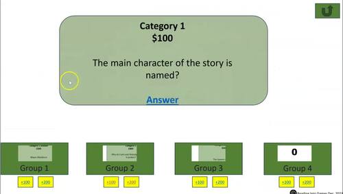 Novel Jeopardy -The Last Beekeeper by Pablo Cartaya 2023-2024 ...