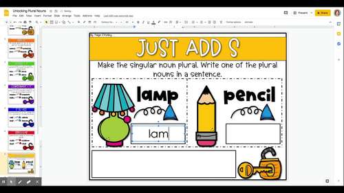 Singular and Plural Nouns Adding Suffix s, es, and ies Digital Grammar ...