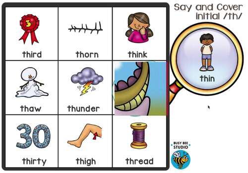 Articulation TH Game Boom Cards by Busy Bee Studio | TPT