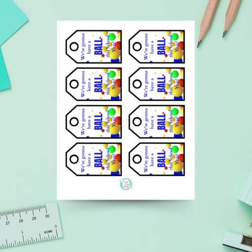 Gift Tags, Back to School, Toy Tags, Orientation Gift, Back to School Night