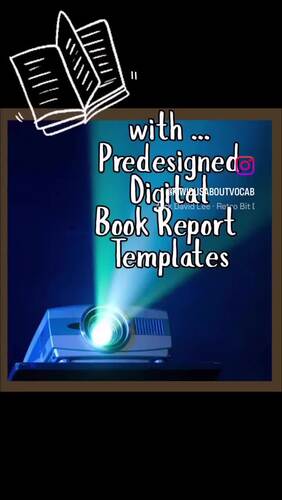 Book Report Project-Historical Fiction Editable Templates-PowerPoint