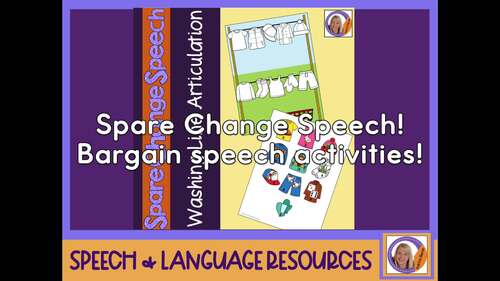 Spare Change Speech: Washing Line Articulation for final sounds | TPT