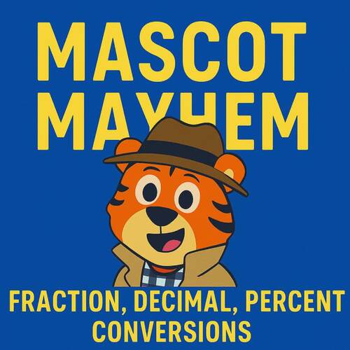 Fraction, Decimal, Percentage Conversion Activity - Math Mystery