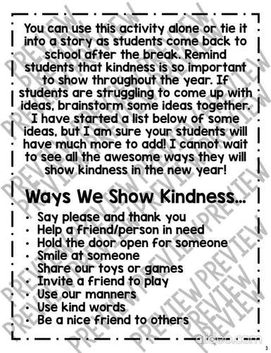 New Year's Kindness Jar by The Primary Point | TPT