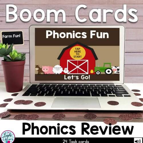 Boom Cards™ Farm Phonics Review by Leigh's Library | TPT