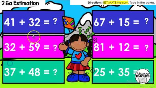 SOL 2.6 Computation Estimation Assessments - Google Slides - Distance ...