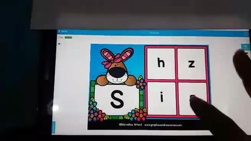 SPRING ACTIVITY BOOM CARDS ELA MARCH ALPHABET LETTER MATCH UPPERCASE ...