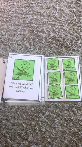 EAT AAC Visuals Mini Book | Snack Time Communication by Lenidrik Studios