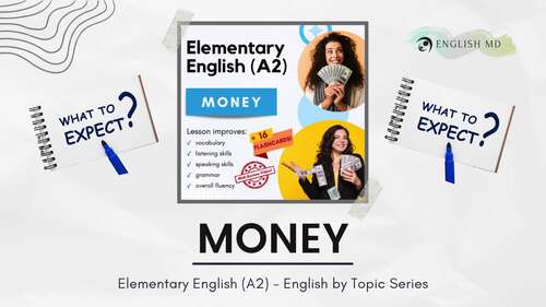 Money | Money Vocabulary & Phrases | Elementary ESL/ELL for Teens ...