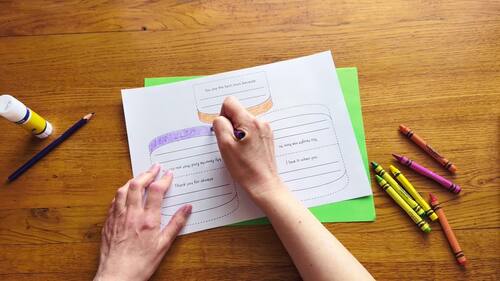 Mother's Day Activity | May Craft | Cake by KinderEd - Play Learn Grow