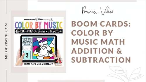 Color by Rhythm Music Math Winter Penguin BOOM™ Cards Activity for ...