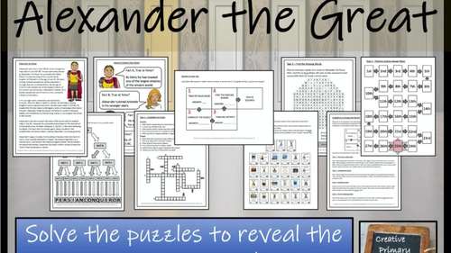 Alexander the Great Escape Room Activity by Creative Primary Literacy