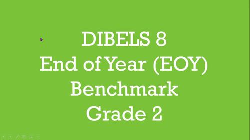 DIBELS 8 EOY Benchmark Assessment Grade 2 by Peaceful Classroom | TPT