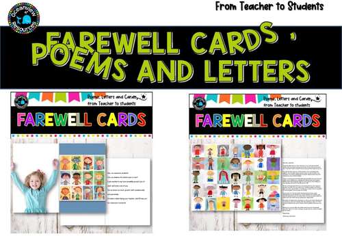 Sentimental Farewell: End-of-Year Poems and Letters from teachers to ...