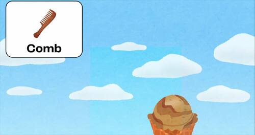 Initial K Teletherapy Game: Make an Ice Cream Cone by Speechy Solutions