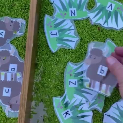 Alphabet flash cards uppercase and lowercase letter recognition - Yak